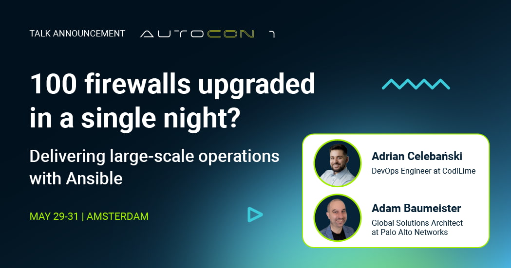 CodiLime Talks Large-Scale Network Automation at AutoCon 1 2024